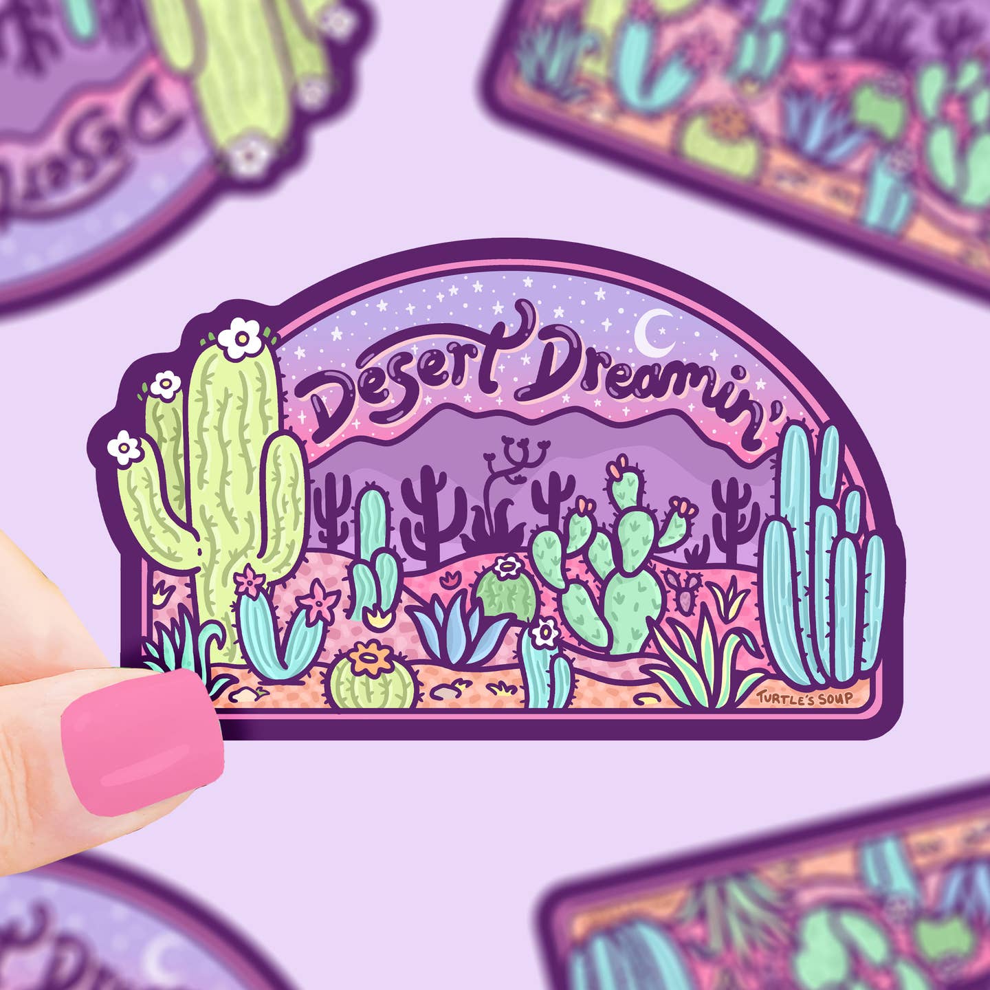 Desert Dreamin’ Vinyl Sticker – Earthwild.com / Blue Planet Outdoors