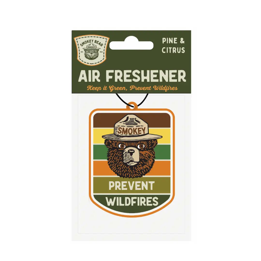 Smokey Bear Pine & Citrus Air Freshener – Earthwild.com / Blue Planet ...